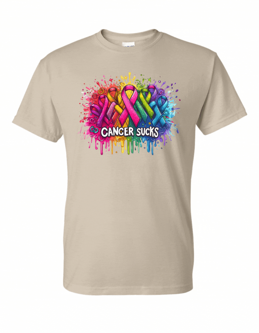 Cancer Sucks Paint Design